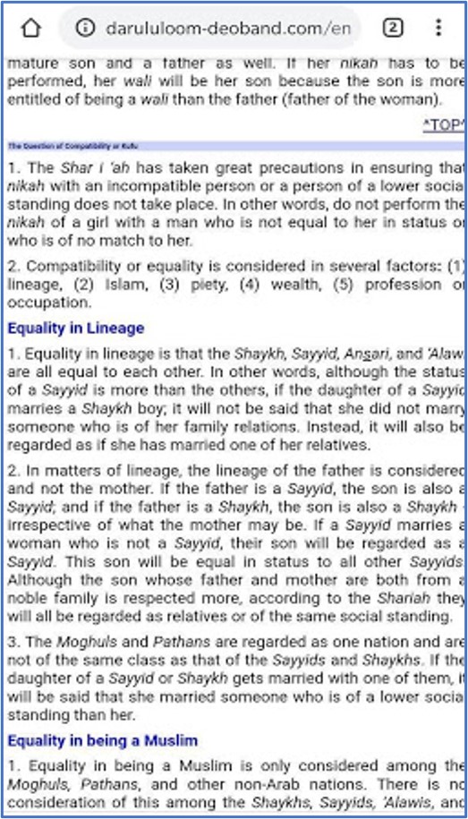 Lineage and Caste in Islam – Round Table India